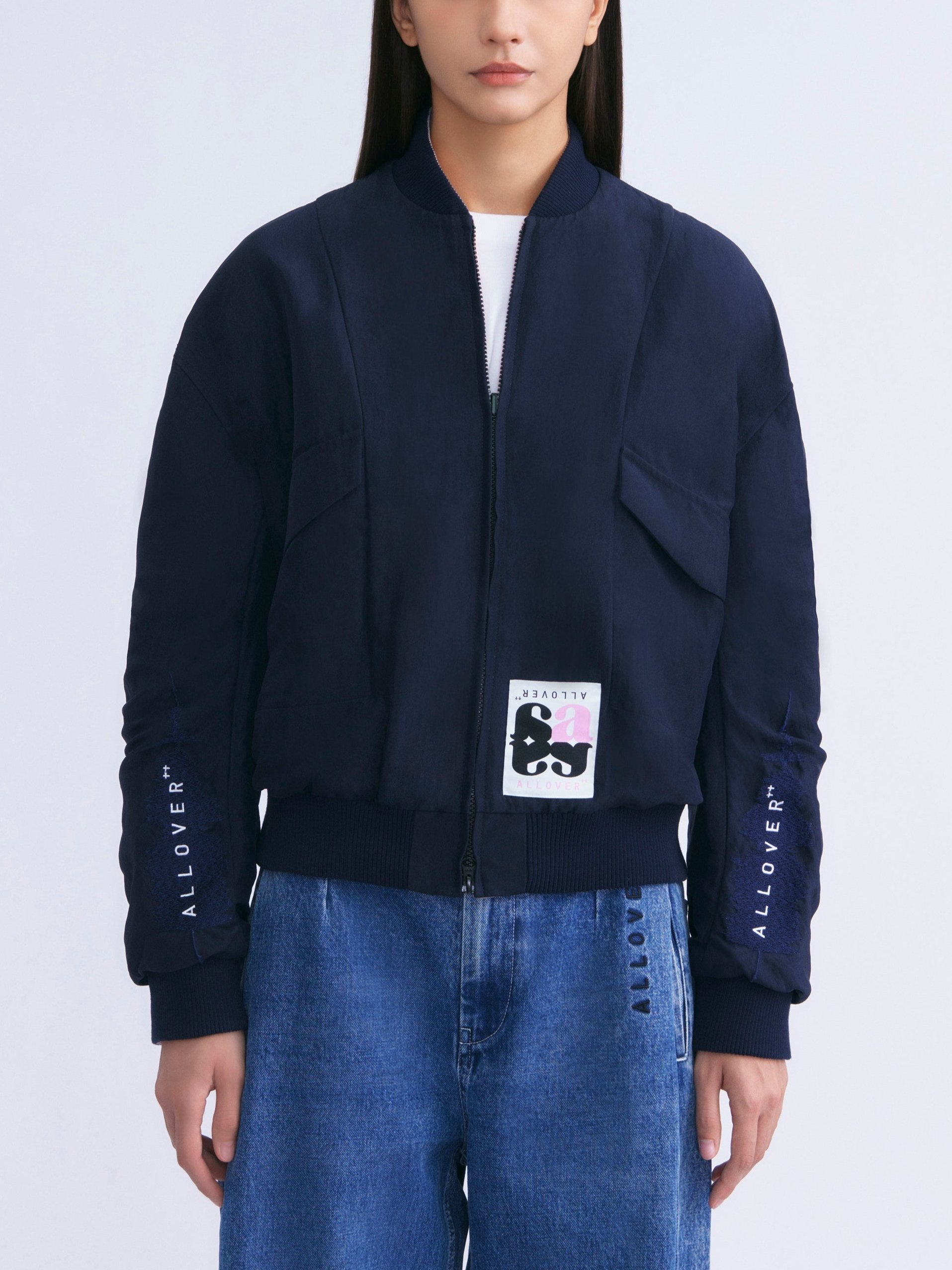 Monogram Reversible Bumper Jacket – ALLOVER