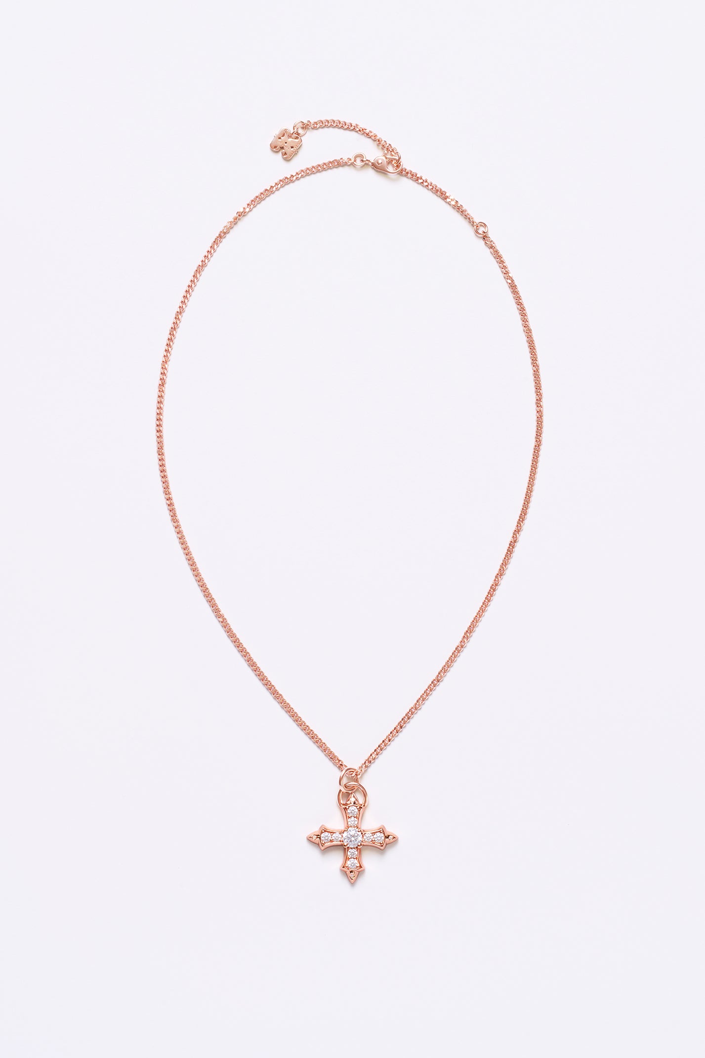Born 07071995 Allover Sparkling Cross Pendant Necklace Allover